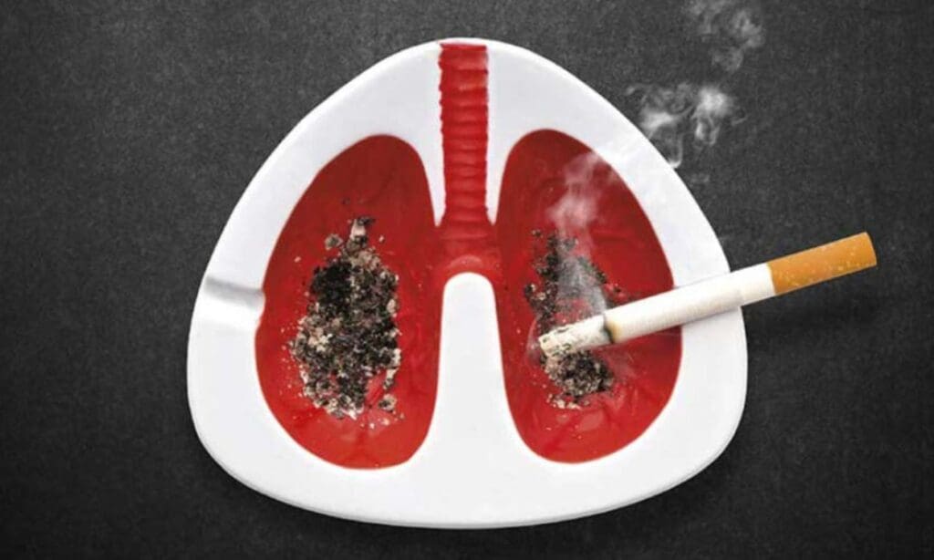 What are the effects of smoking on lung health in individuals with ...